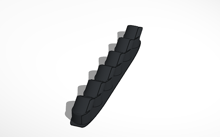 3D design Spitfire exhaust - Tinkercad