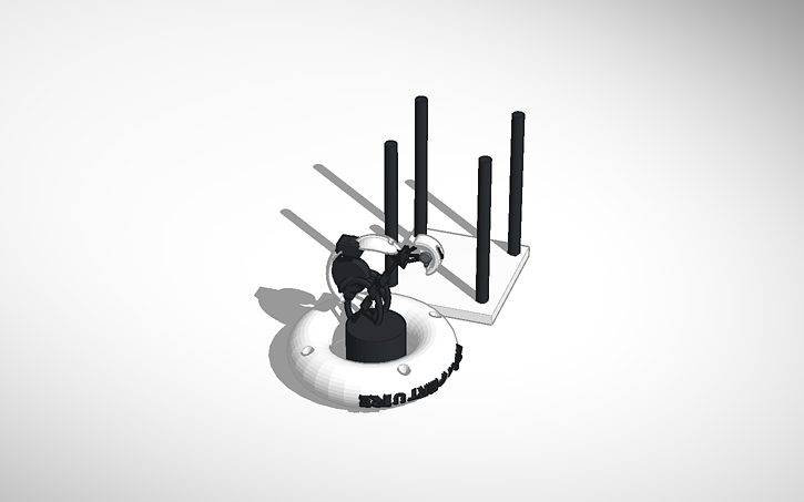 3D design GLaDOS for 3D printing - Tinkercad