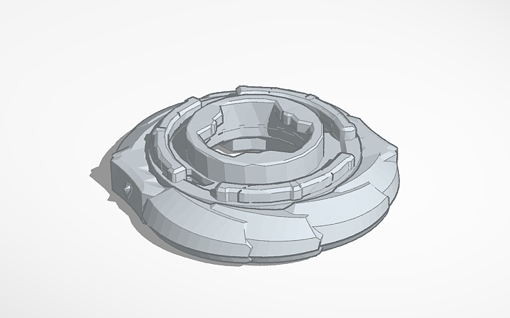 3D design Beyblade CX Axe assist blade - Tinkercad
