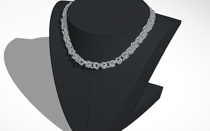 3D design Necklace Display - Tinkercad