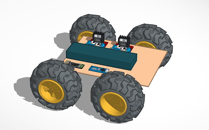 3D design Race Bot 2 - Tinkercad