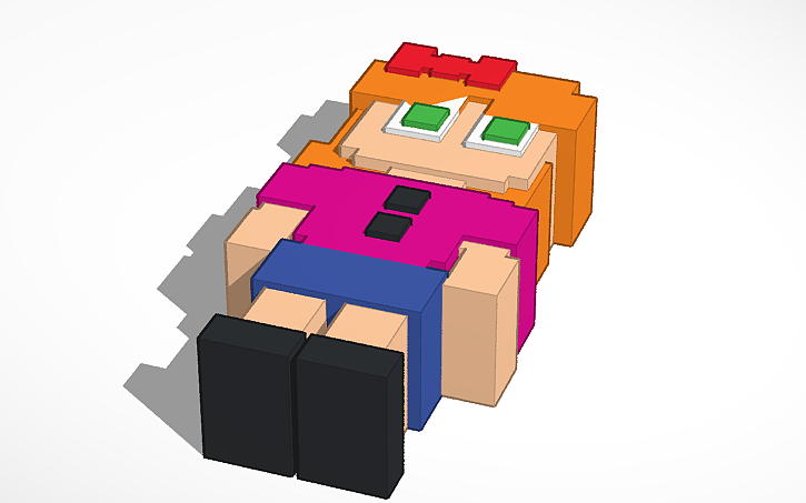 3D design 8-Bit Elizabeth (FNAF 5 Minigame) - Tinkercad