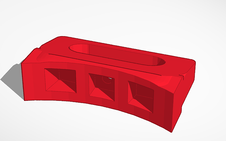 3D design 5 qt cooing pot handle - Tinkercad