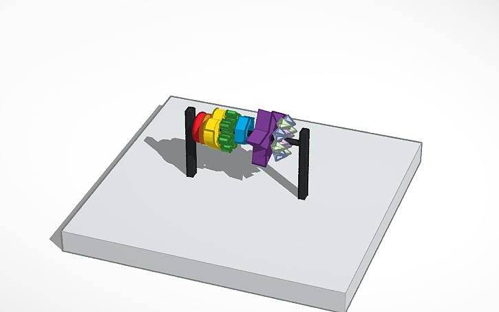 3D design Sim Lab Spinning Shapes - Tinkercad