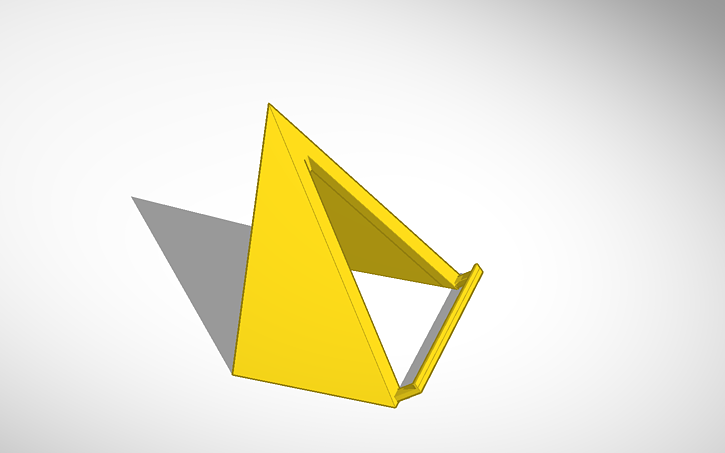 3D design Triangle Display Stand - Tinkercad