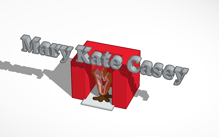 3D design Fireplace - Tinkercad