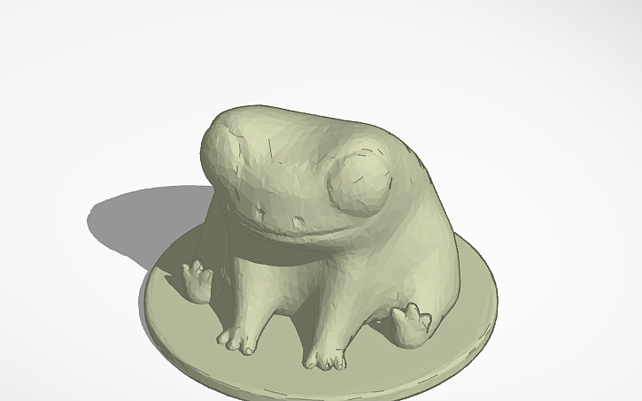3D design Fred the Frog Challenge - Tinkercad