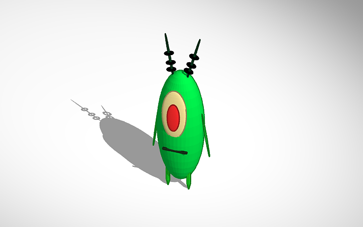3D design plankton - Tinkercad