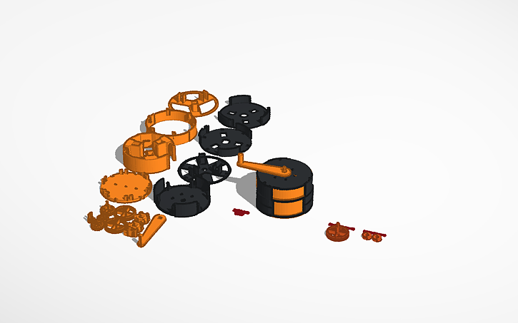 3D design Electric generator - Tinkercad