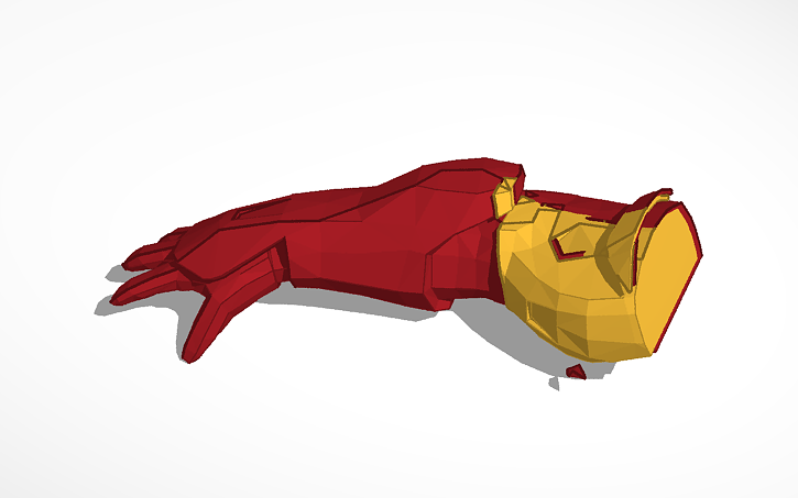 3D design Iron man - Tinkercad