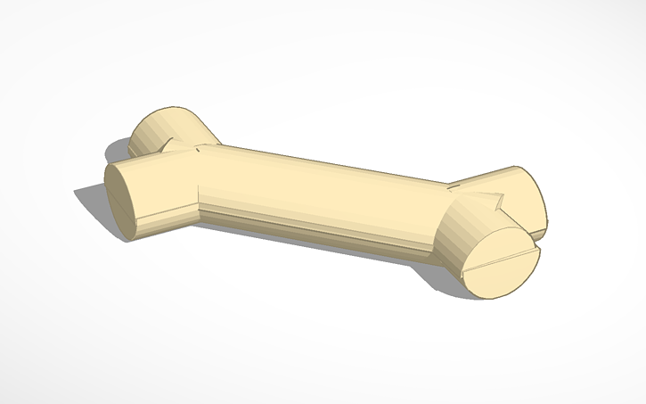 3D design Bone - Tinkercad