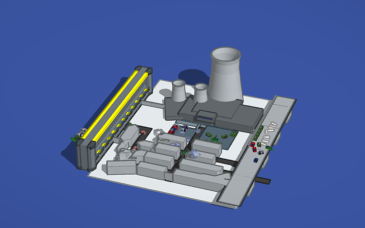 3D design tinkercasted map idea[Khrushchevka - Tinkercad
