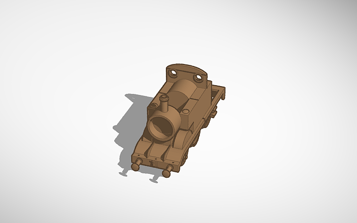 3D design H0 Scale Bachmann Scrapped E2 - Tinkercad