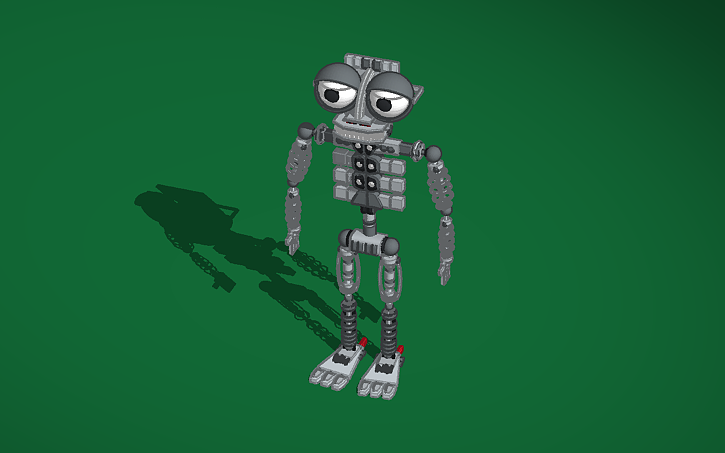3D design Animatronic, [fully rigged] - Tinkercad