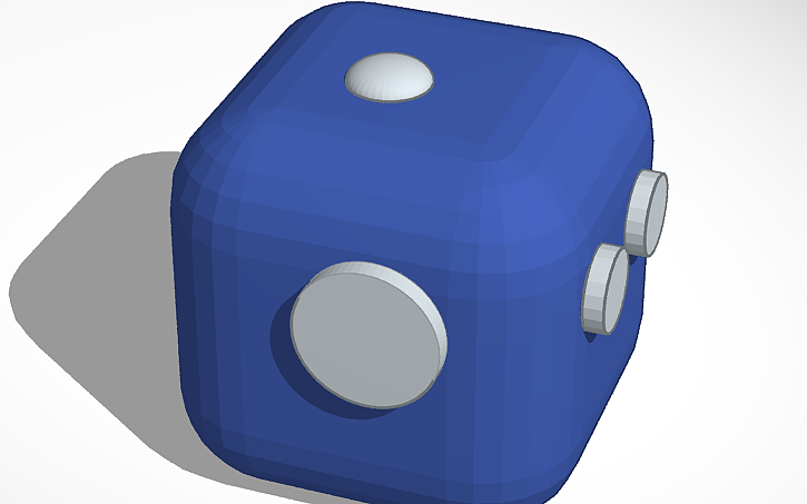 3D design figit cube - Tinkercad