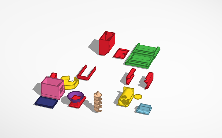 3D design Candy Dispenser Tic Tac Arduino - Tinkercad