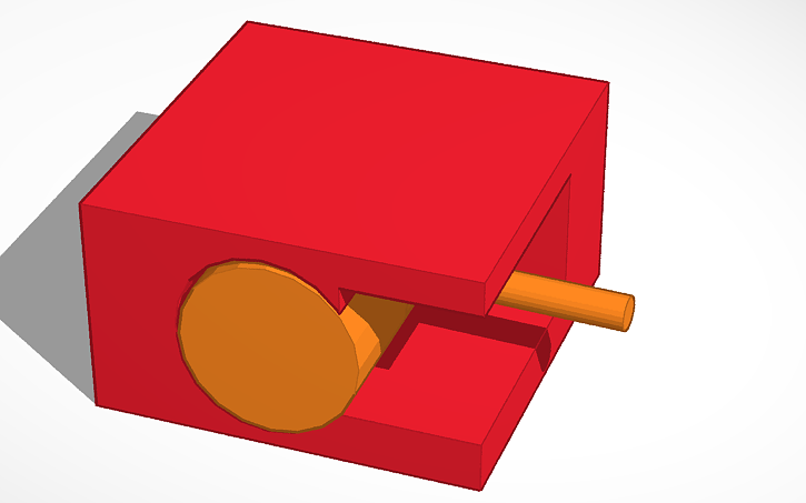 3D design Tank breech - Tinkercad