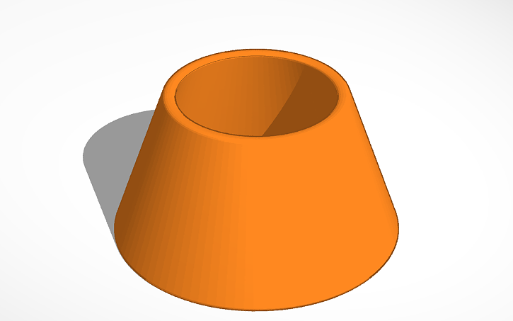 3D design alistair tapered bush - Tinkercad