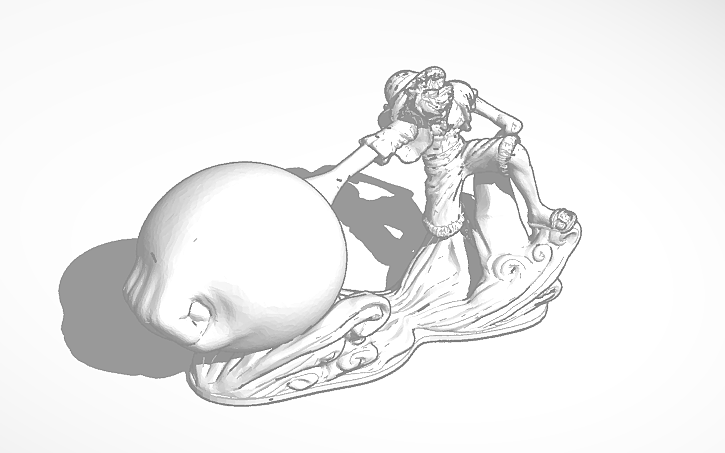 3D design Luffy - Tinkercad