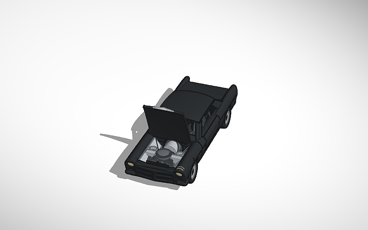 3D design Muscle car - Tinkercad