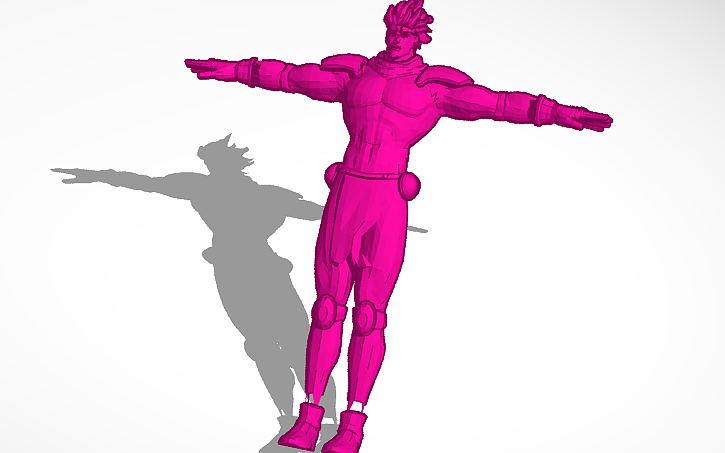 3D design Star Platinum - Tinkercad