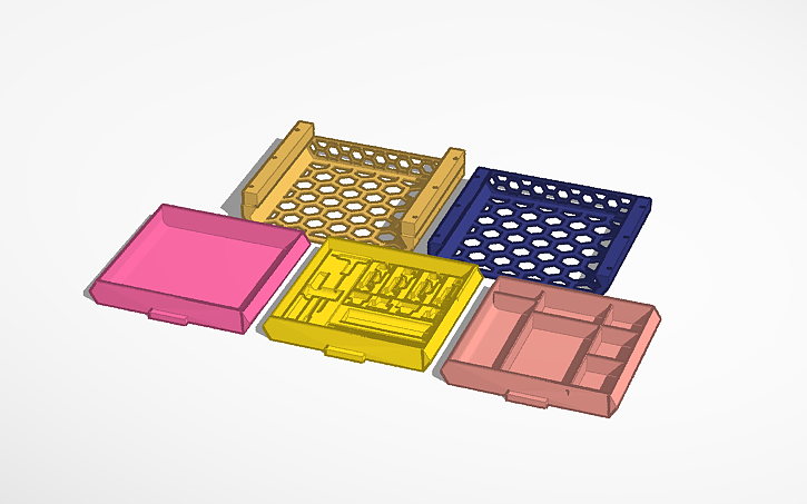 3D design all my drawers - Tinkercad