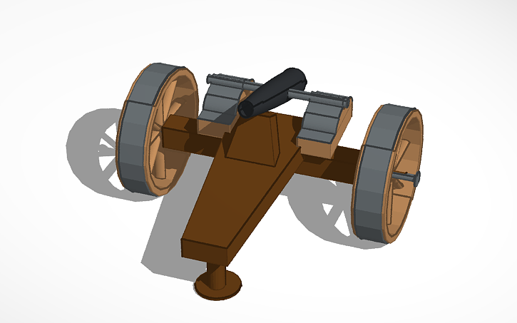 3D design CANNON - Tinkercad
