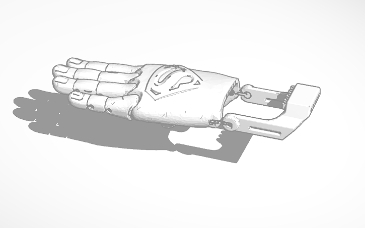 3D design bionicle hand superman - Tinkercad