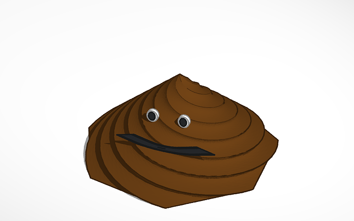 3D design poop - Tinkercad