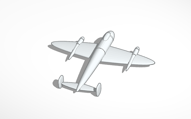 3D design plane - Tinkercad