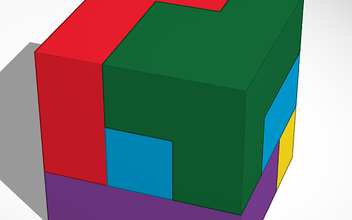 3D design Puzzle cube 2 - Tinkercad