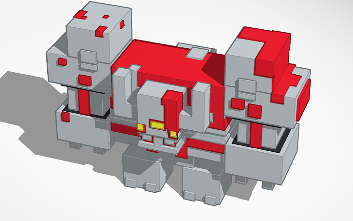 3D design Redstone Monstrosity - Tinkercad