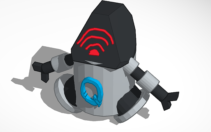 3D design QBOT Start From Next Gen - Tinkercad