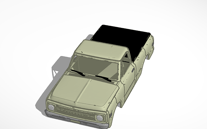 3D design 1969 Chevy Truck Body - Tinkercad