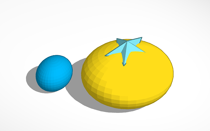 3D design sun - Tinkercad