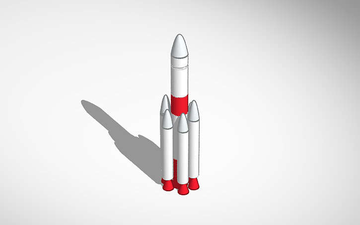 3D design ROCKET - Tinkercad