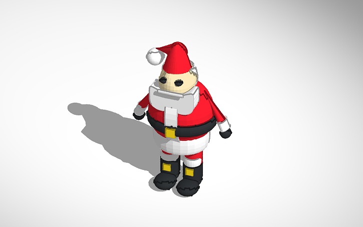3D design santa - Tinkercad