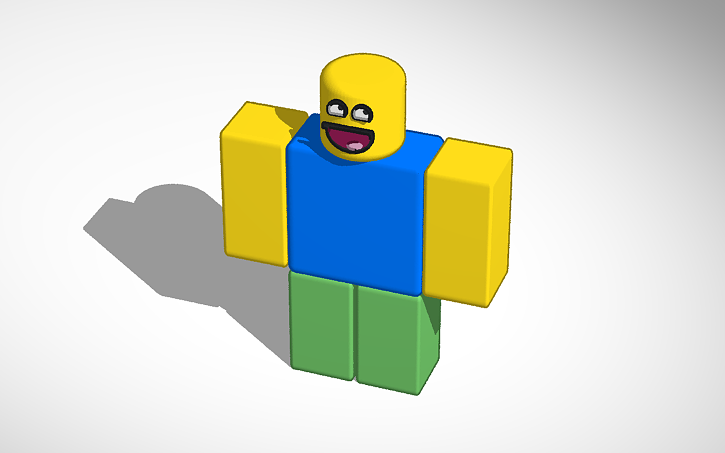 3D design Epic Face Noob Roblox - Tinkercad