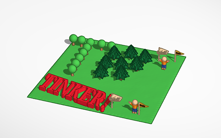 3D design tinker park - Tinkercad