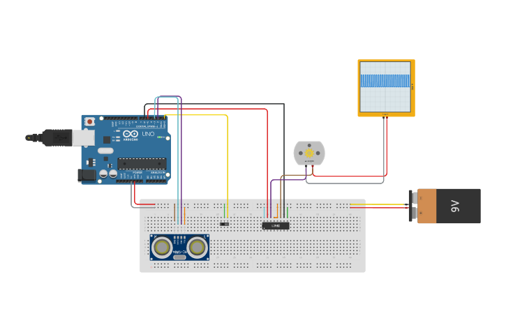 Circuit design chrisna sofita_123120101_sensor jarak - Tinkercad