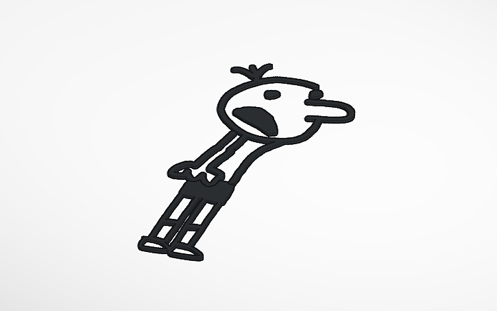 3D design Greg heffley - Tinkercad