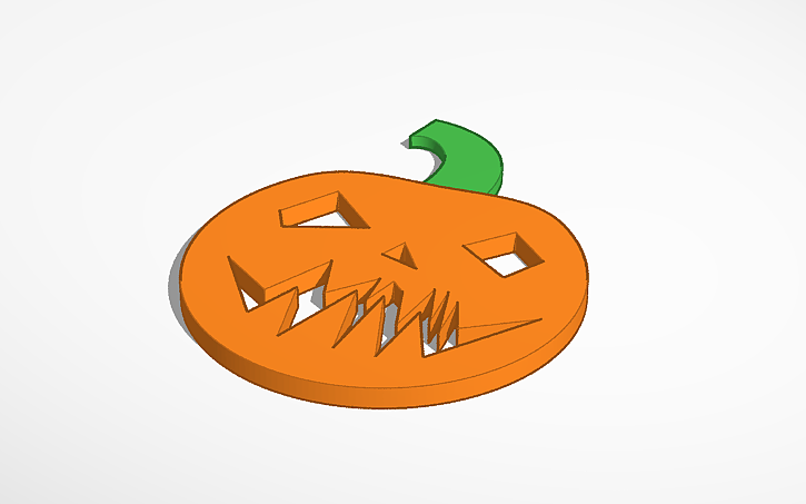 3D design jacko'lantern - Tinkercad