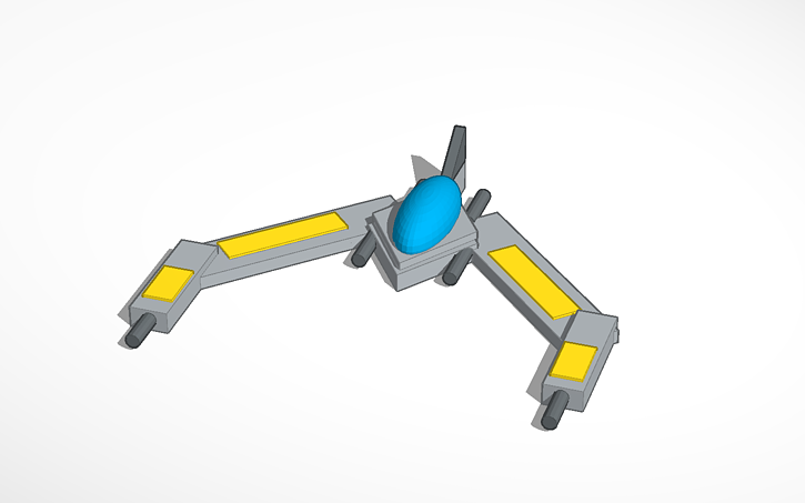 3D design Citrine-class C-fighter - Tinkercad