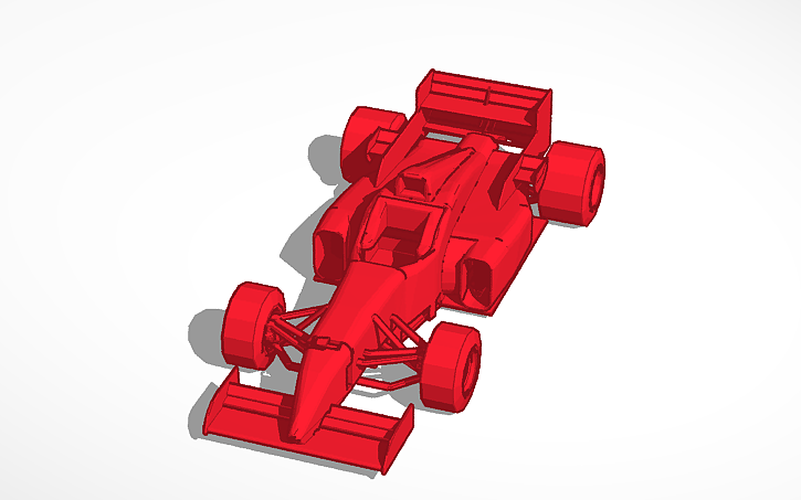 3D design Formula 1 car - Tinkercad