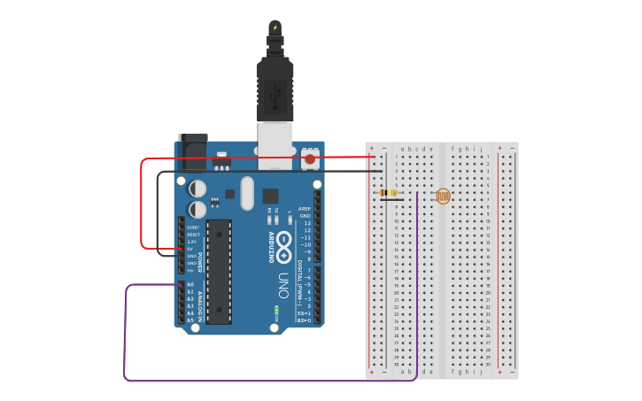 Circuit Design Ldr Sensor Simple Example Tinkercad