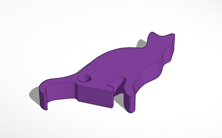 3D design cat - Tinkercad