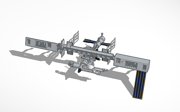 3D design International Space Station - Tinkercad