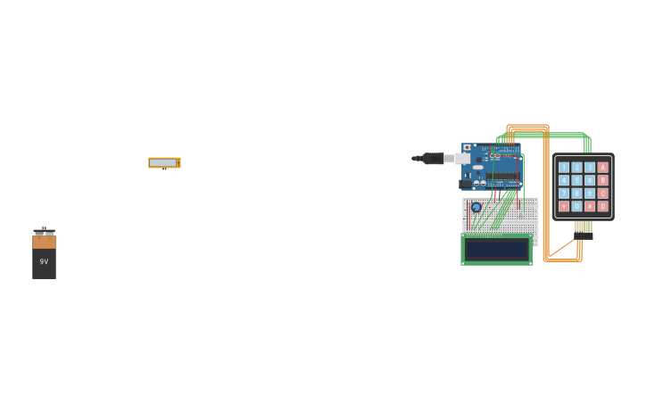 Circuit design Copy of Number Guessing Game - Tinkercad