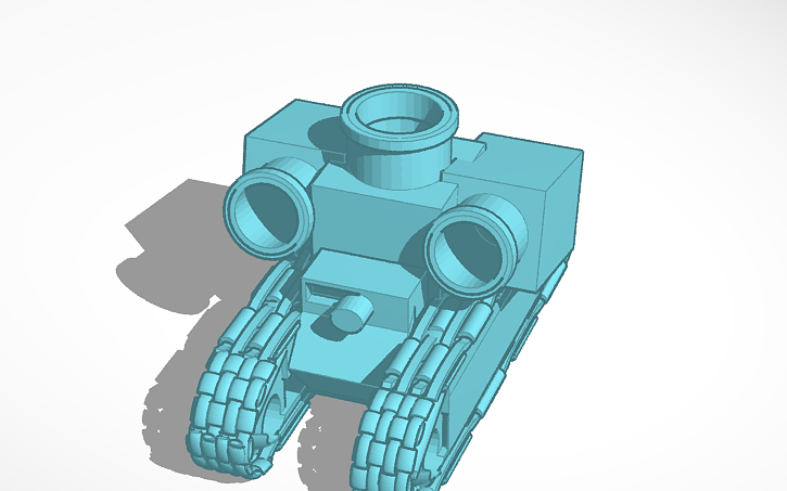 3D design Mark 1 Tank - Cole - Tinkercad