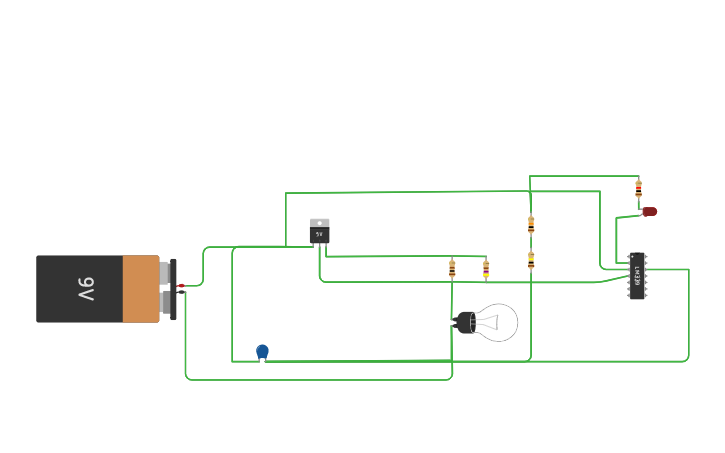 Circuit design air flow detector - Tinkercad
